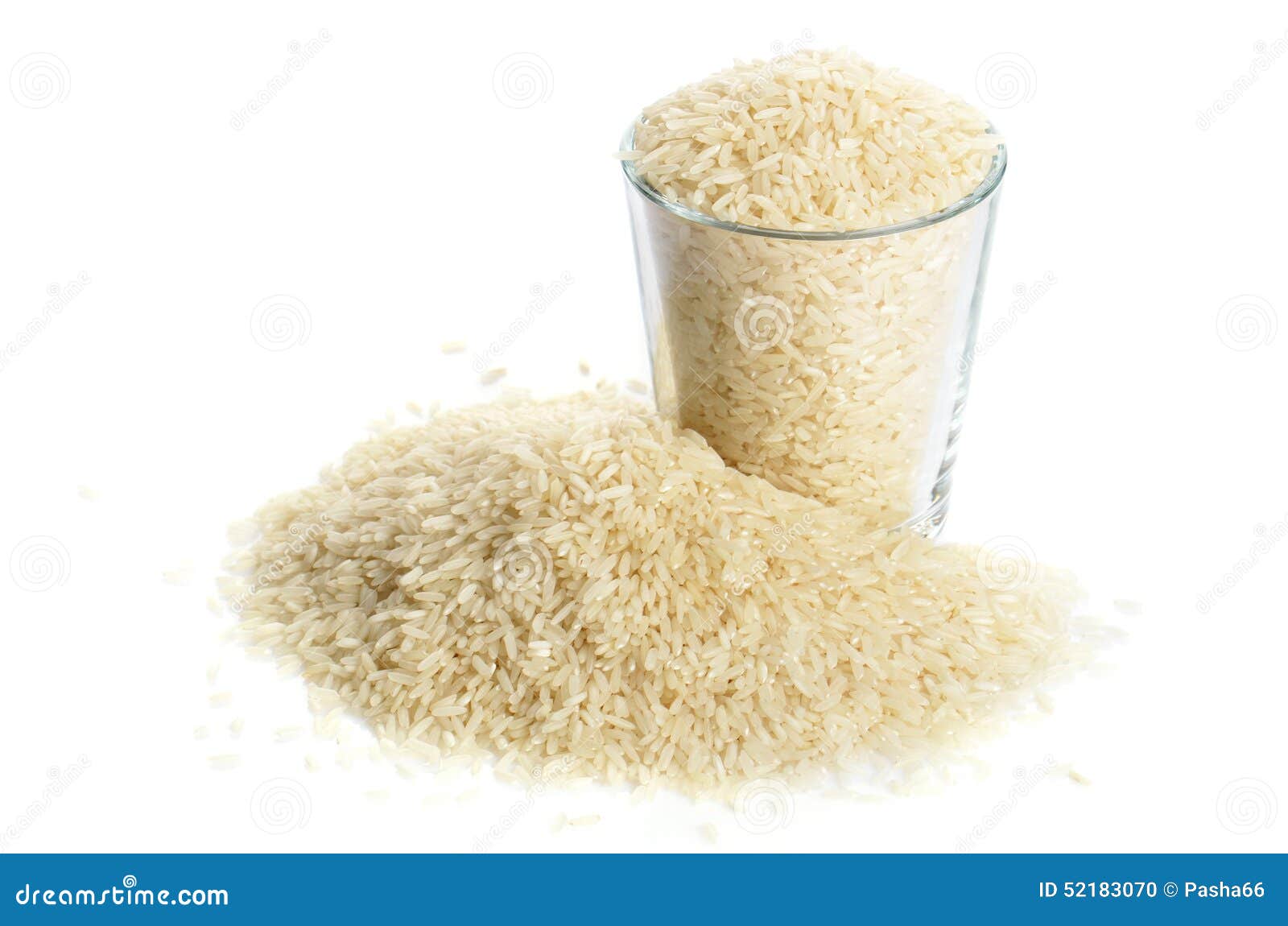 Full glass of rice stock photo. Image of close, food - 52183070