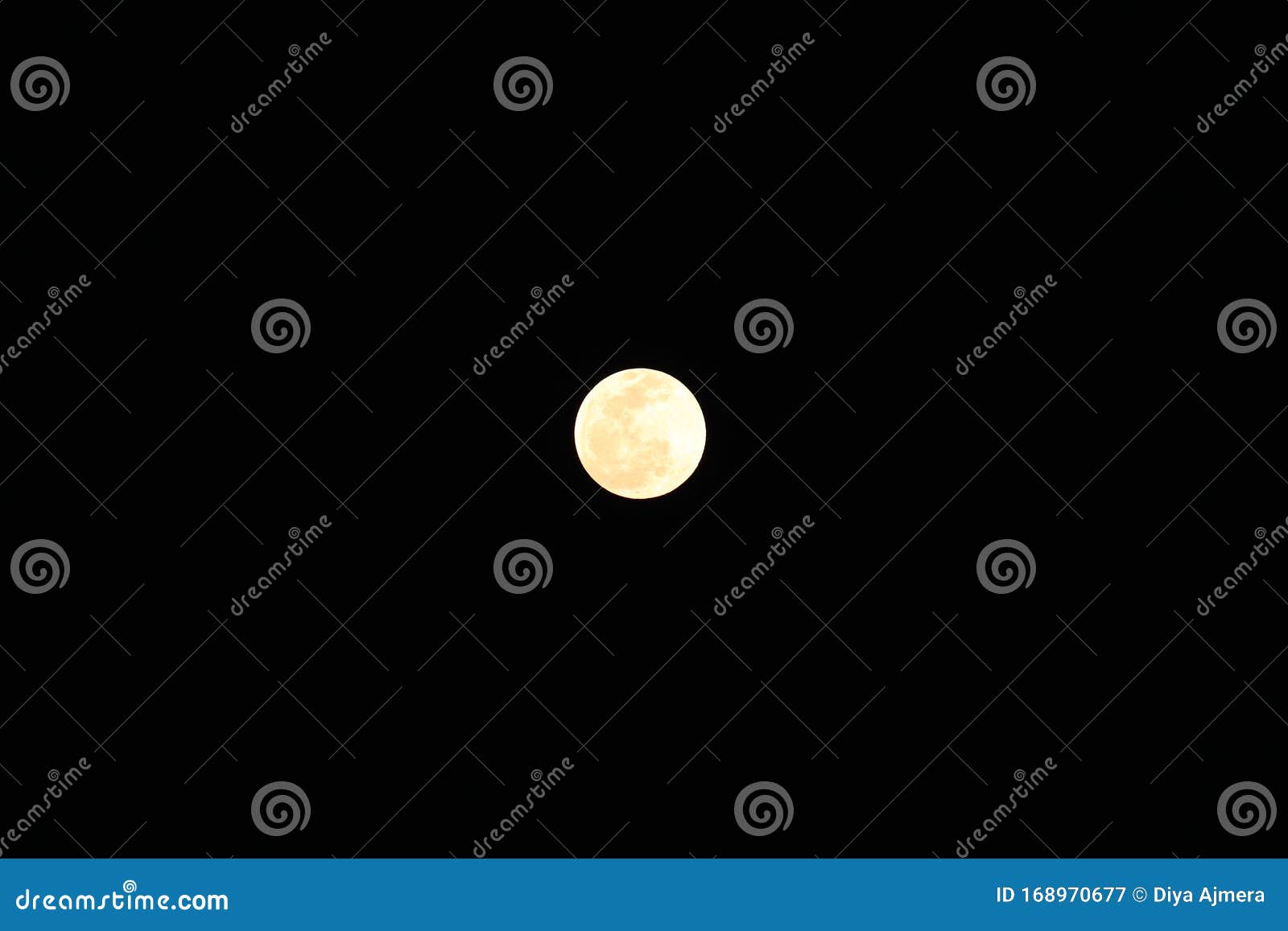 Full Glowing Moon in the Sky Stock Image - Image of moon, beautiful ...