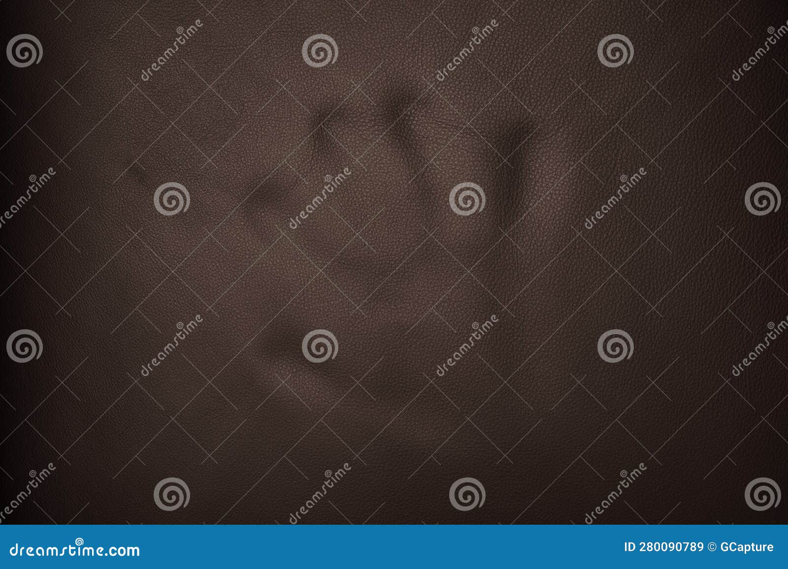 Full Grain Brown Leather Background with Hand Mark Stock Image - Image ...