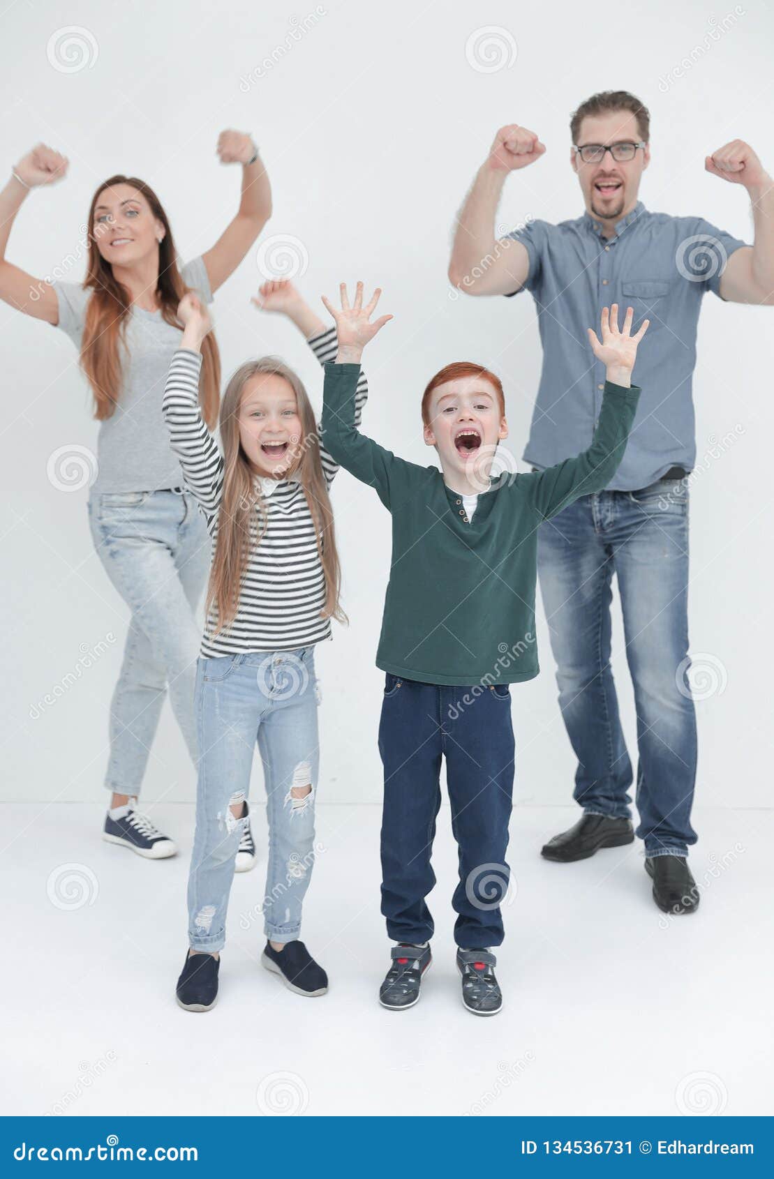 In Full Growth.portrait of a Happy Modern Family Stock Image - Image of ... In Full Growth.portrait of a Happy Modern Family Stock Image - Image of ...