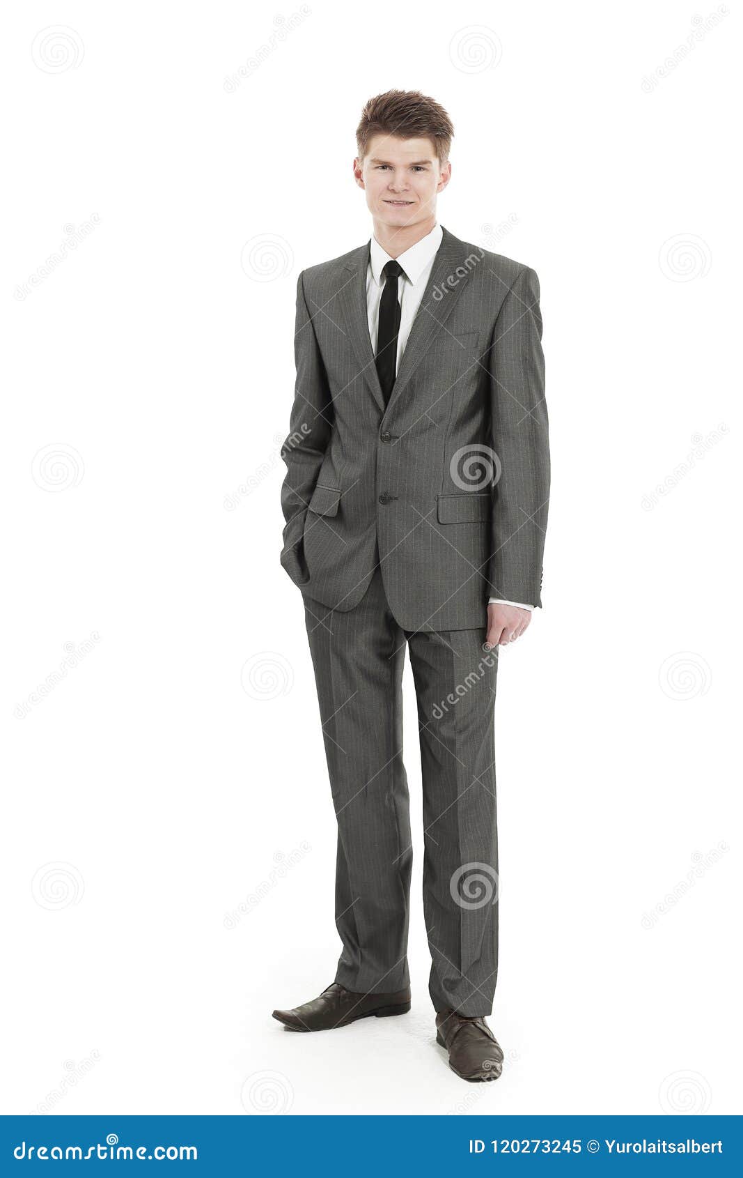 In Full Growth.portrait of a Young Professional Stock Image - Image of ...