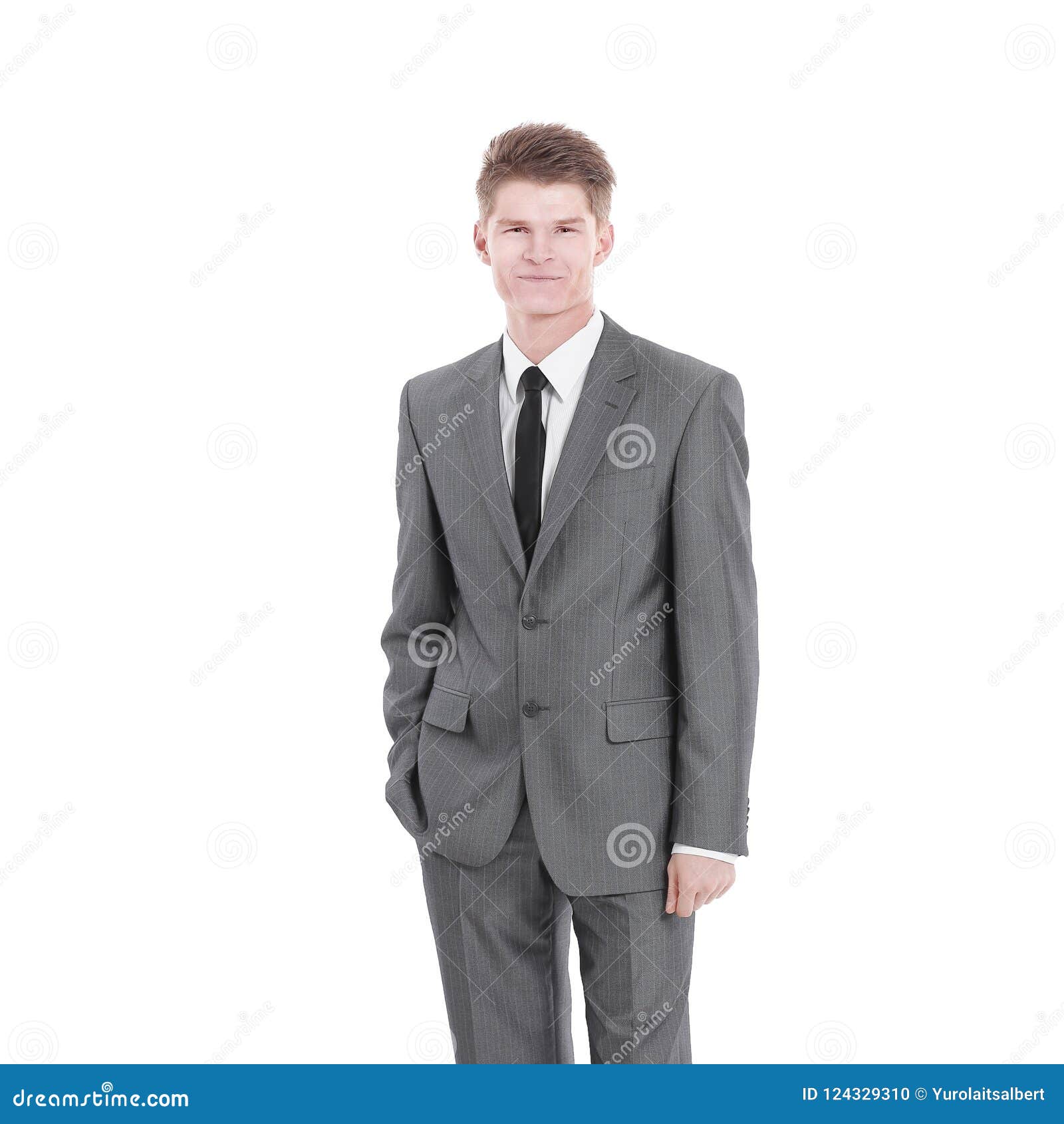 In Full Growth.portrait of a Young Professional Stock Photo - Image of ...