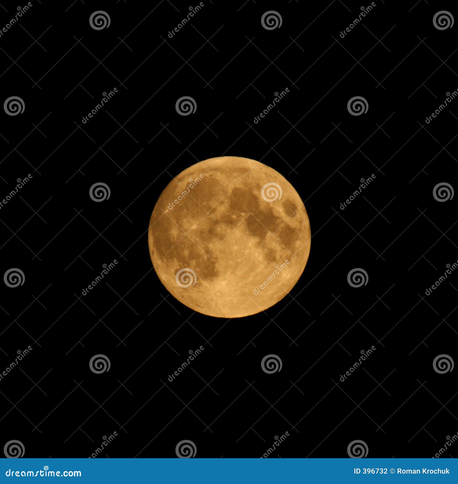 Full Harvest Moon stock photo. Image of moon, yellow, full - 396732