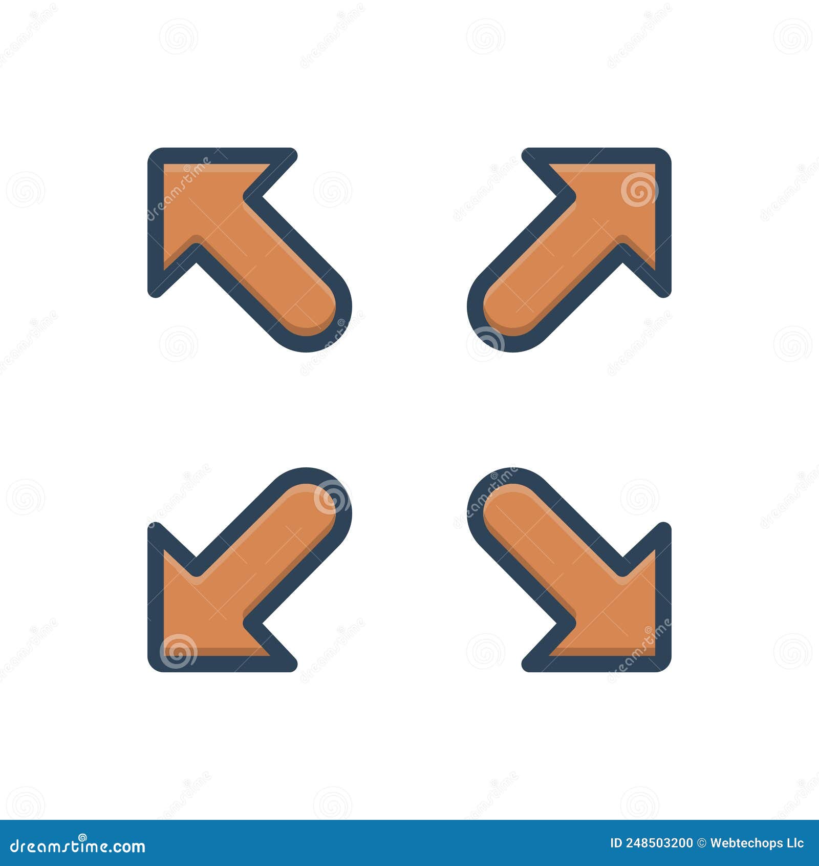 Color Illustration Icon for Full, Whole and Entire Stock Illustration ...