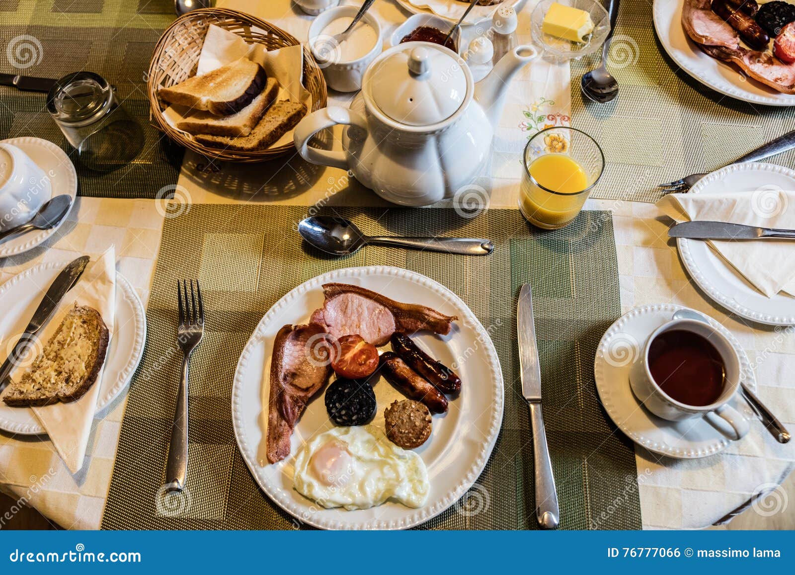 Full irish breakfast stock photo. Image of rashers, mushroom - 76777066