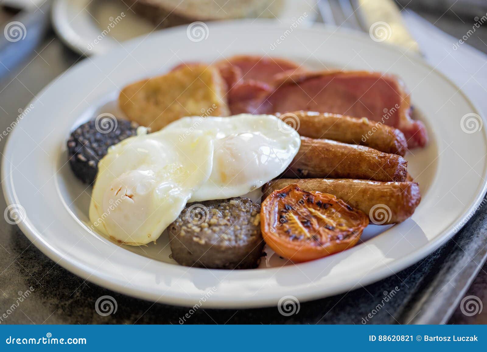 Full Irish breakfast stock image. Image of full, table - 88620821