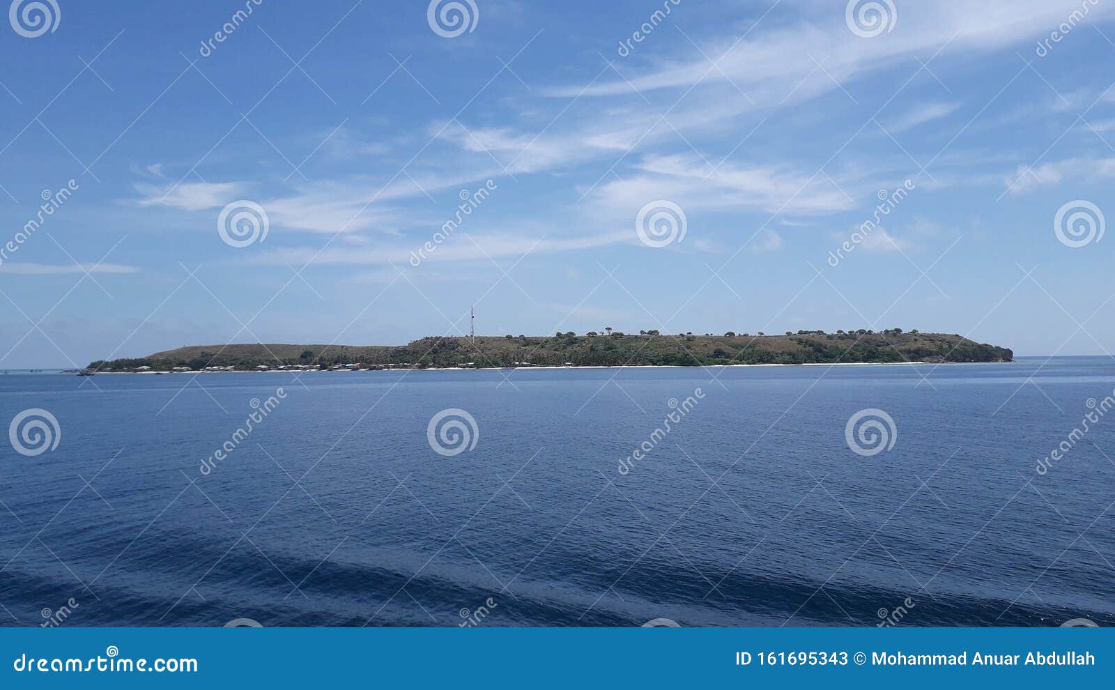 Full of Island on Pirate Area with Nature Sky and Ocean. Stock Image ...
