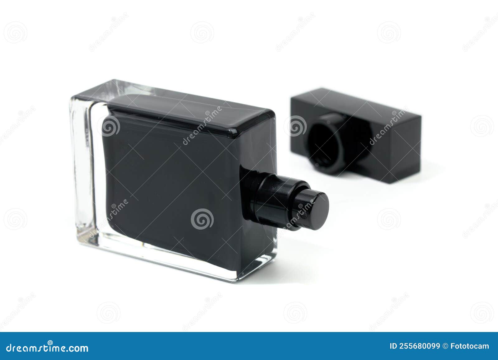 Full Jar of Perfume with Reflection. Isolated on White- Image Stock ...