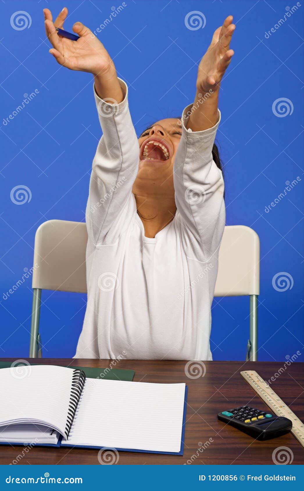 Full of joy stock photo. Image of girl, cute, expression - 1200856