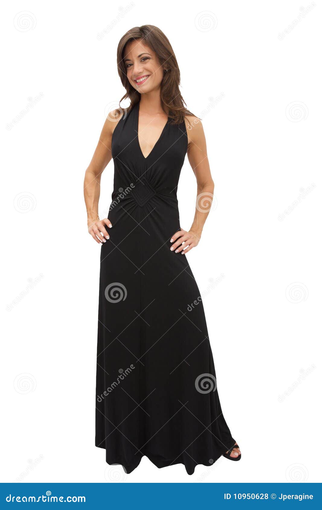 Full Length Beautiful Model Stock Photo - Image of full, formal: 10950628