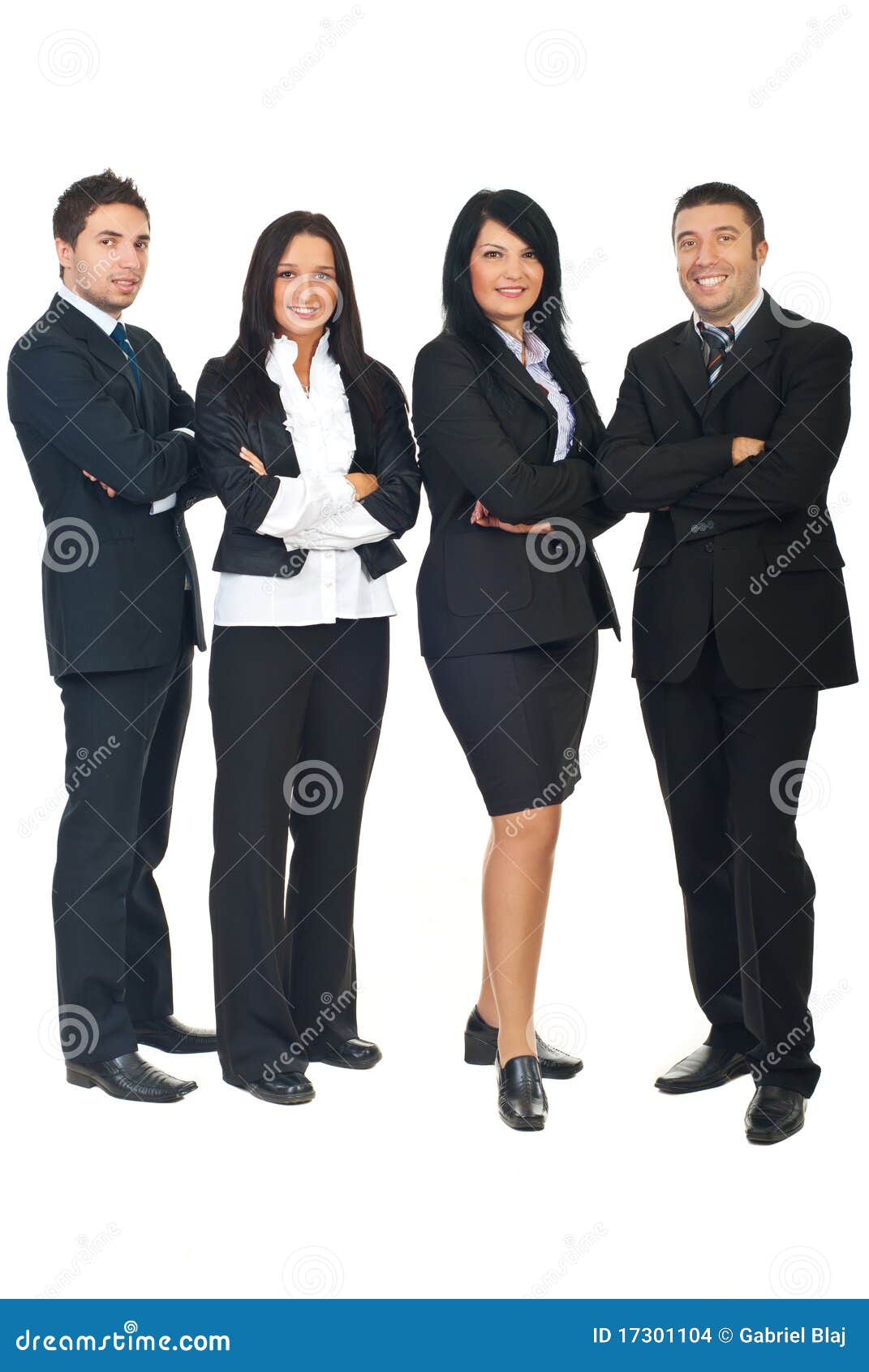 Full Length of Business People Group Stock Photo - Image of background ...
