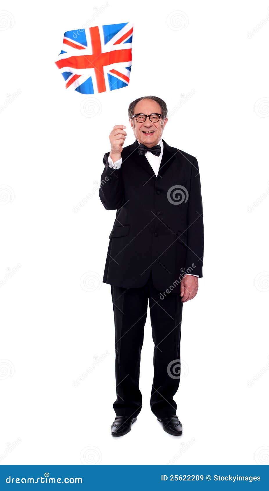 Full Length Photo of Senior Britisher Stock Image - Image of adult ...