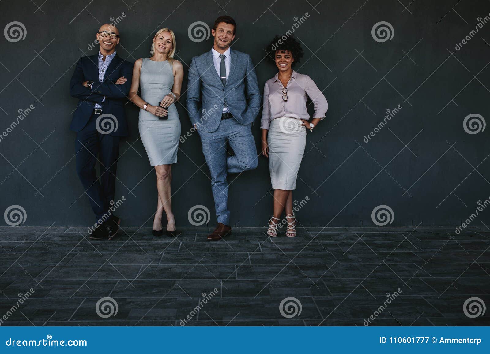 Multiracial Team of Business Professionals Standing Together Stock ... Multiracial Team of Business Professionals Standing Together Stock ...