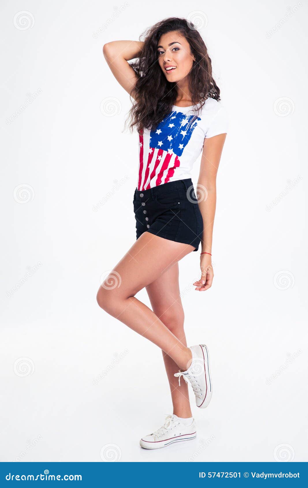 Full Length Portrait of a Smiling Teen Girl Stock Image - Image of ... Full Length Portrait of a Smiling Teen Girl Stock Image - Image of ...