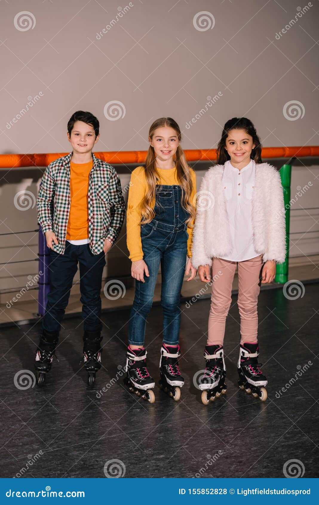 Glad Kids Having Fun With Positive Parent Stock Image | CartoonDealer ...