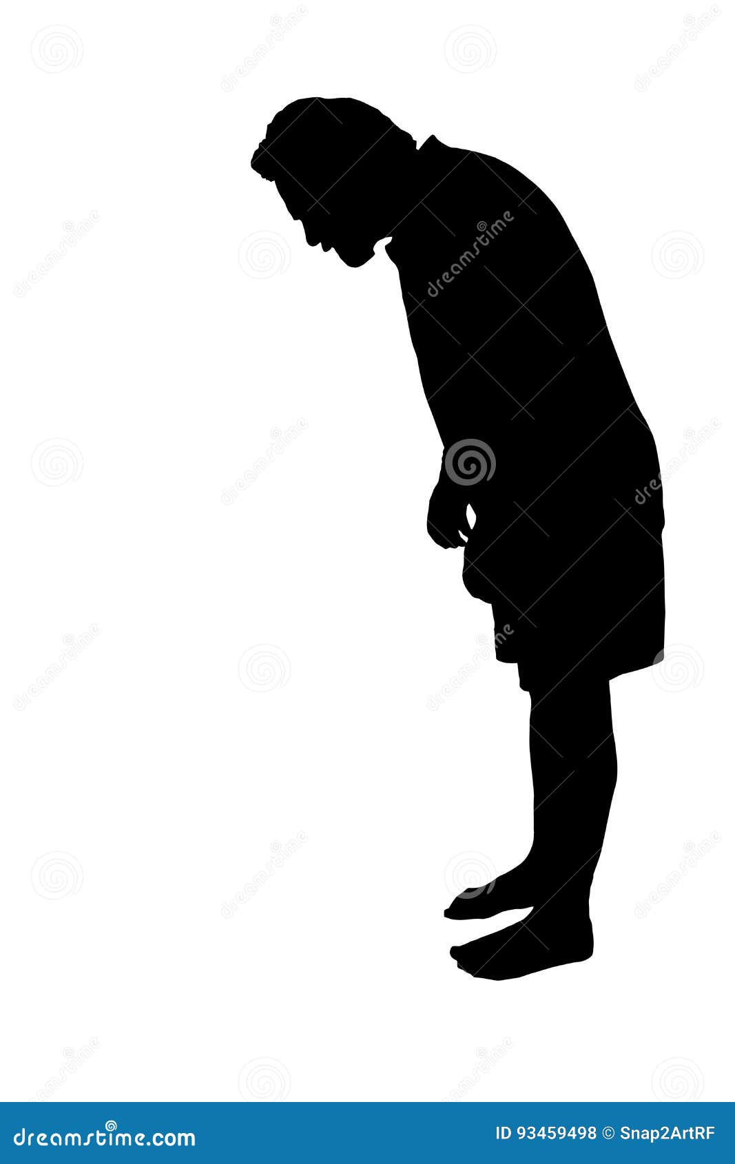 Side Profile Man Vector