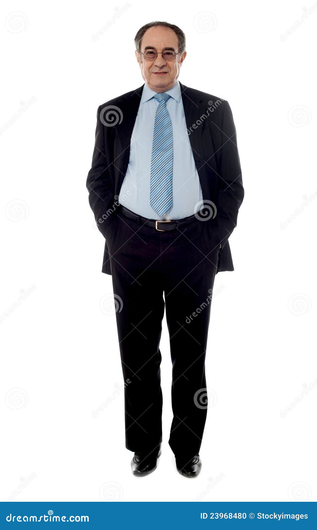 Full-length View of a Company Manager Stock Photo - Image of confident ...
