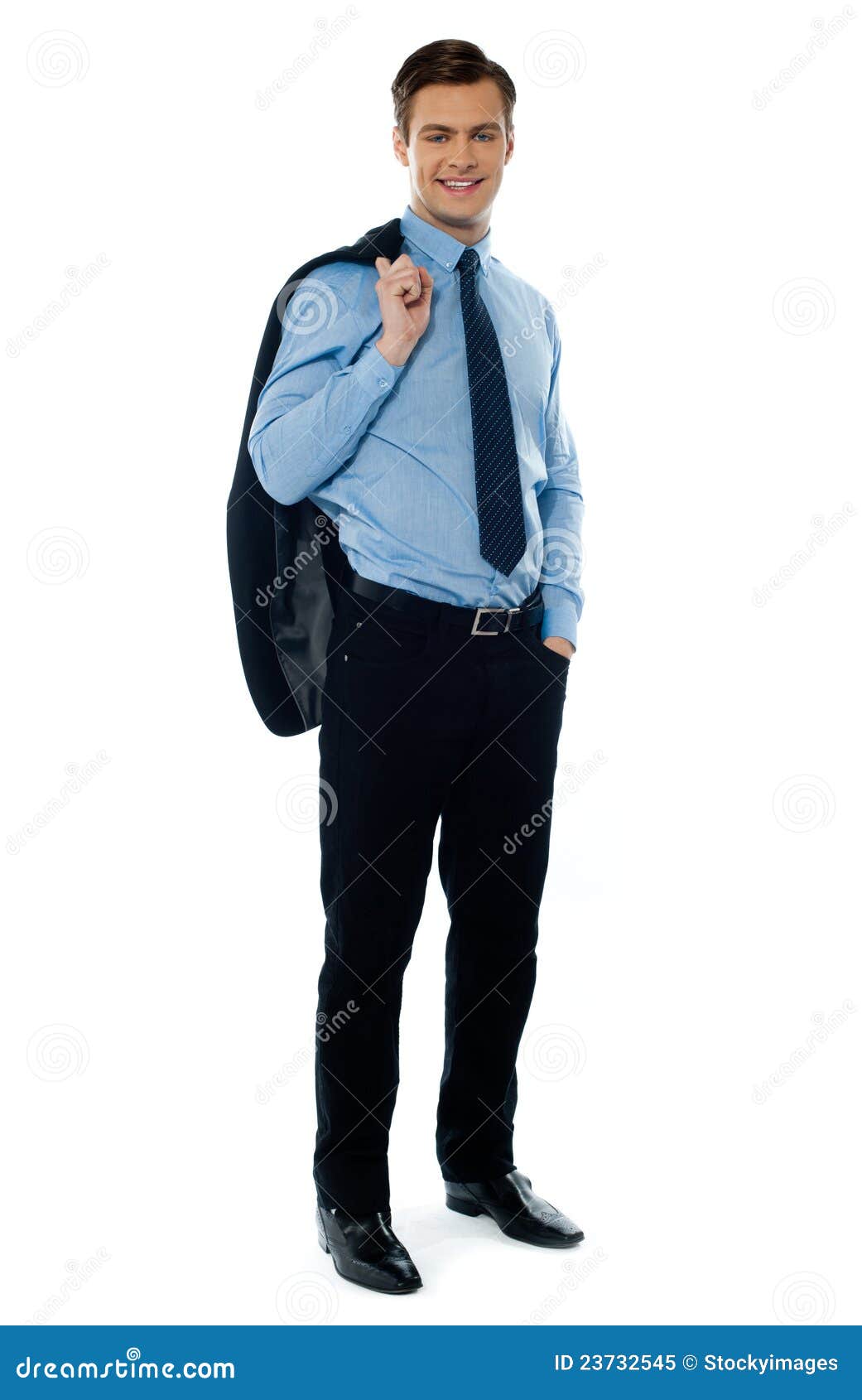 Full Length View of a Corporate Young Ceo Stock Image - Image of ...