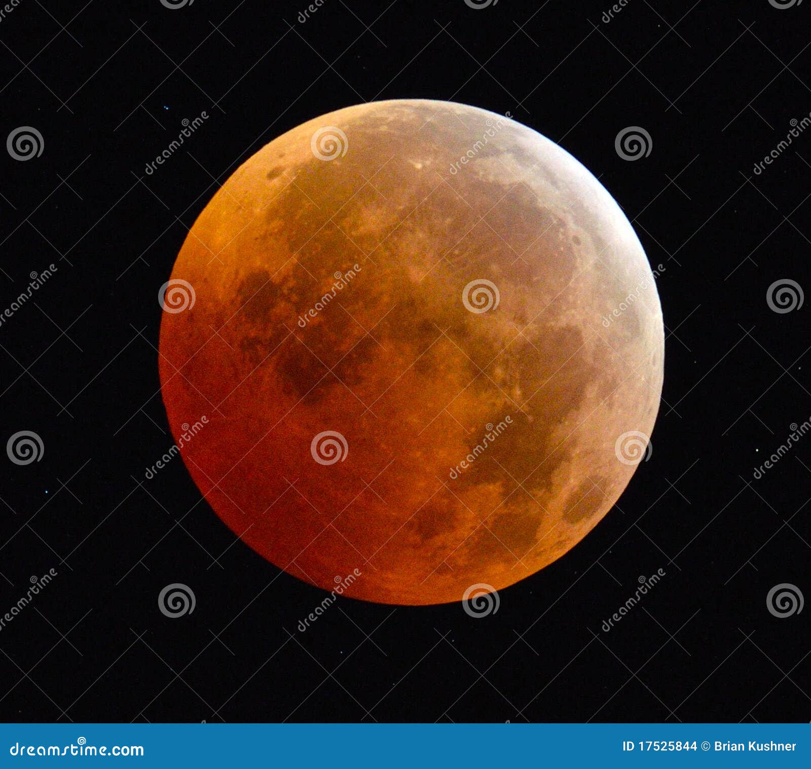 Full Lunar Eclipse Blood Moon Stock Photo - Image of solstice, blood ...