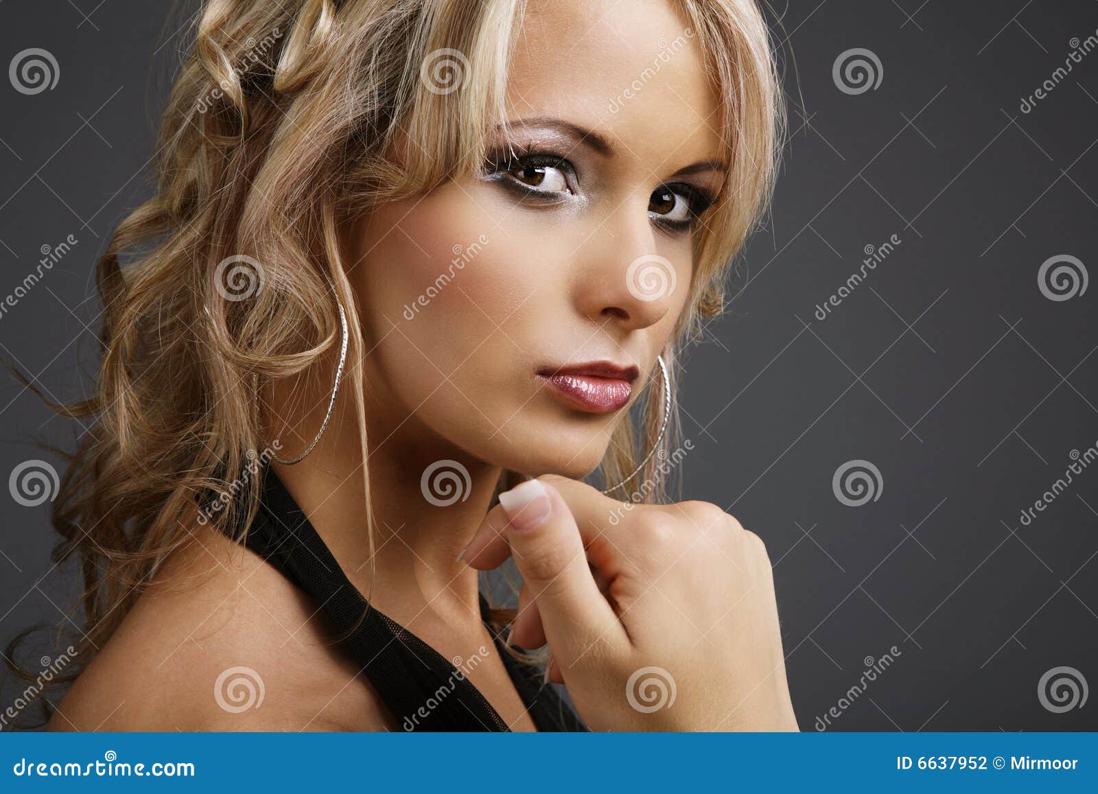 Full make up. stock photo. Image of woman, pretty, people - 6637952
