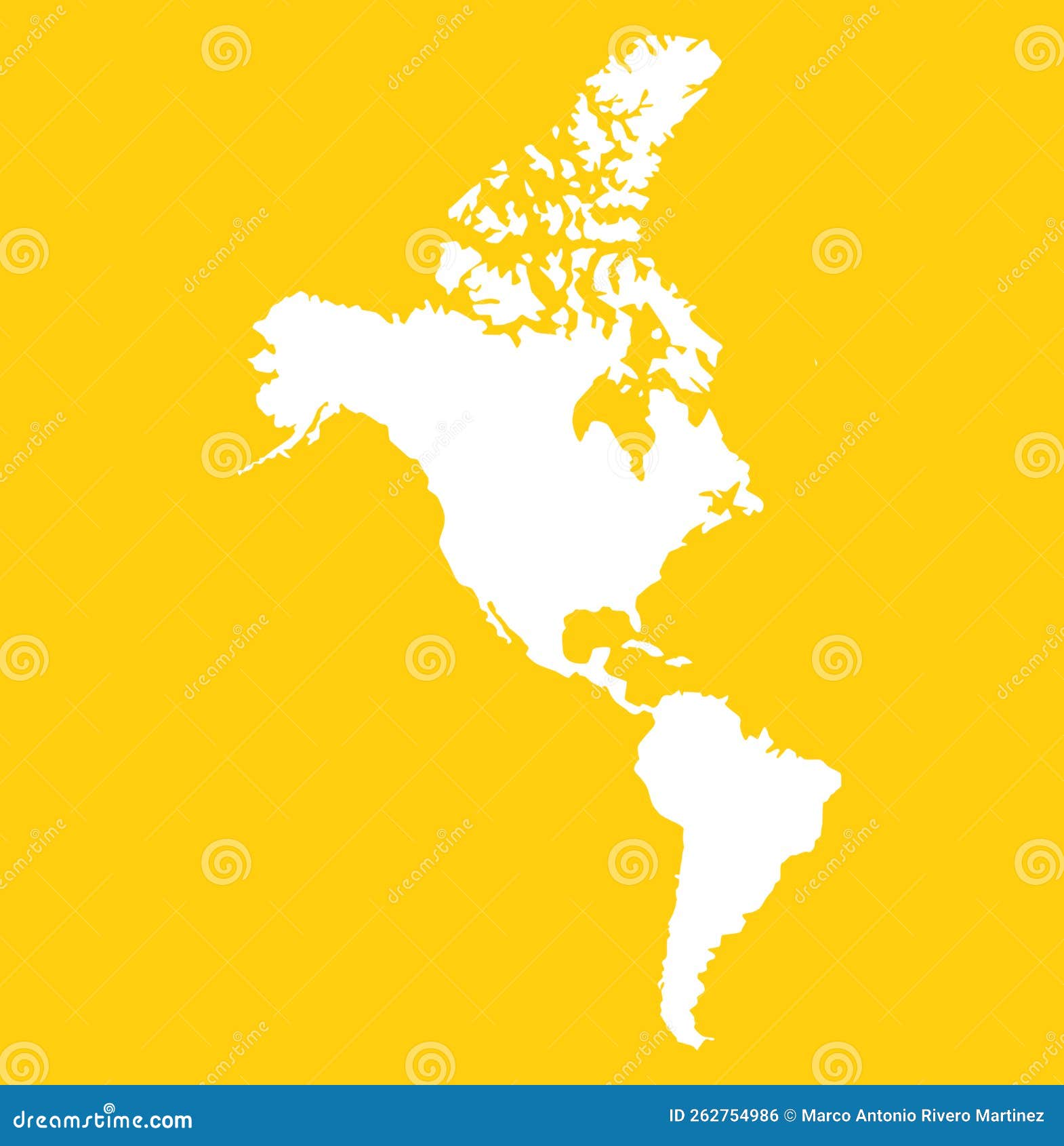 Full Map of America in High Resolution Stock Illustration ...