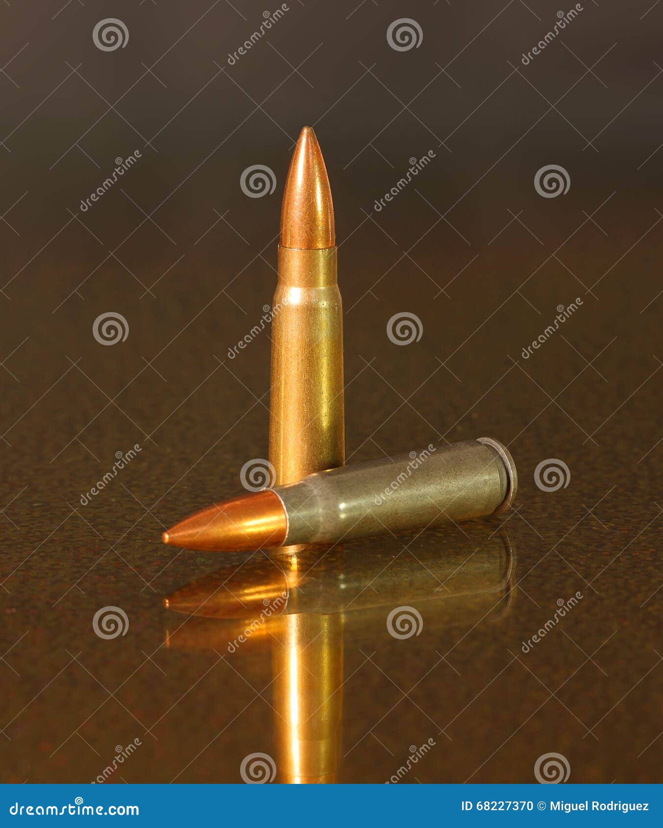 Full Metal Jacket Bronze Projectile Stock Photo - Image of states ...