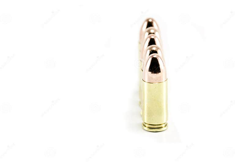Full metal jacket bullets stock image. Image of automatic - 11150213