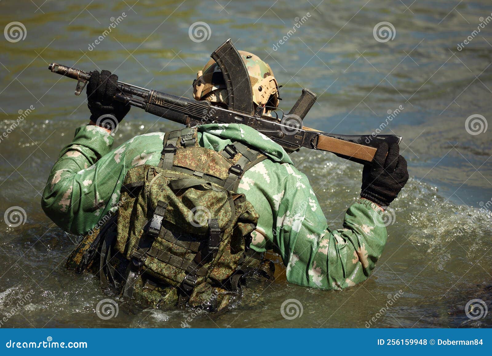 Full Military Experience - One Day Commando - Running through the Water ...