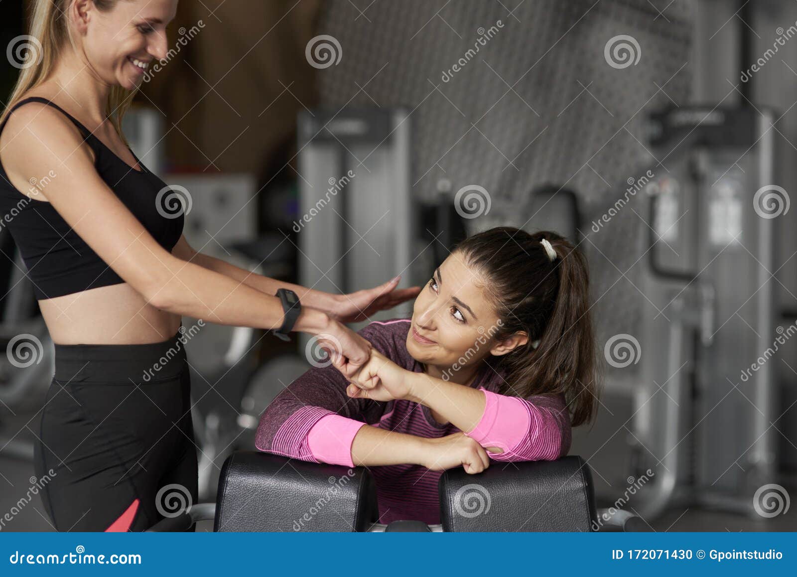 Full Mobilization in Gym Training Stock Photo - Image of clothing, full ...