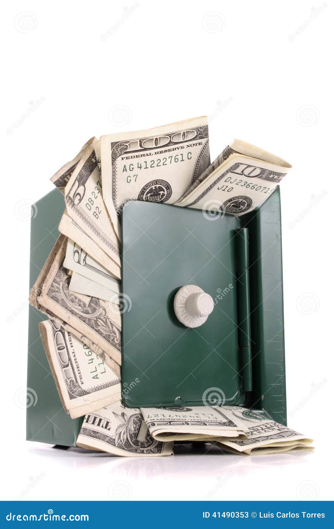 Full of money stock image. Image of white, open, valuable - 41490353