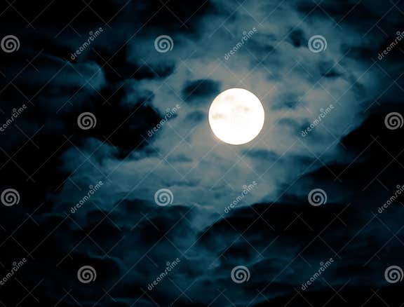 Full Moon stock image. Image of galaxy, full, horrible - 15386789