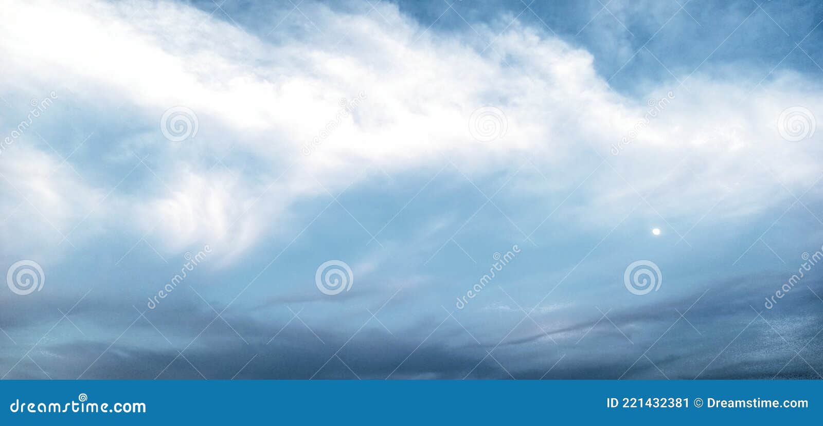 The full moon at afternoon stock image. Image of morning - 221432381