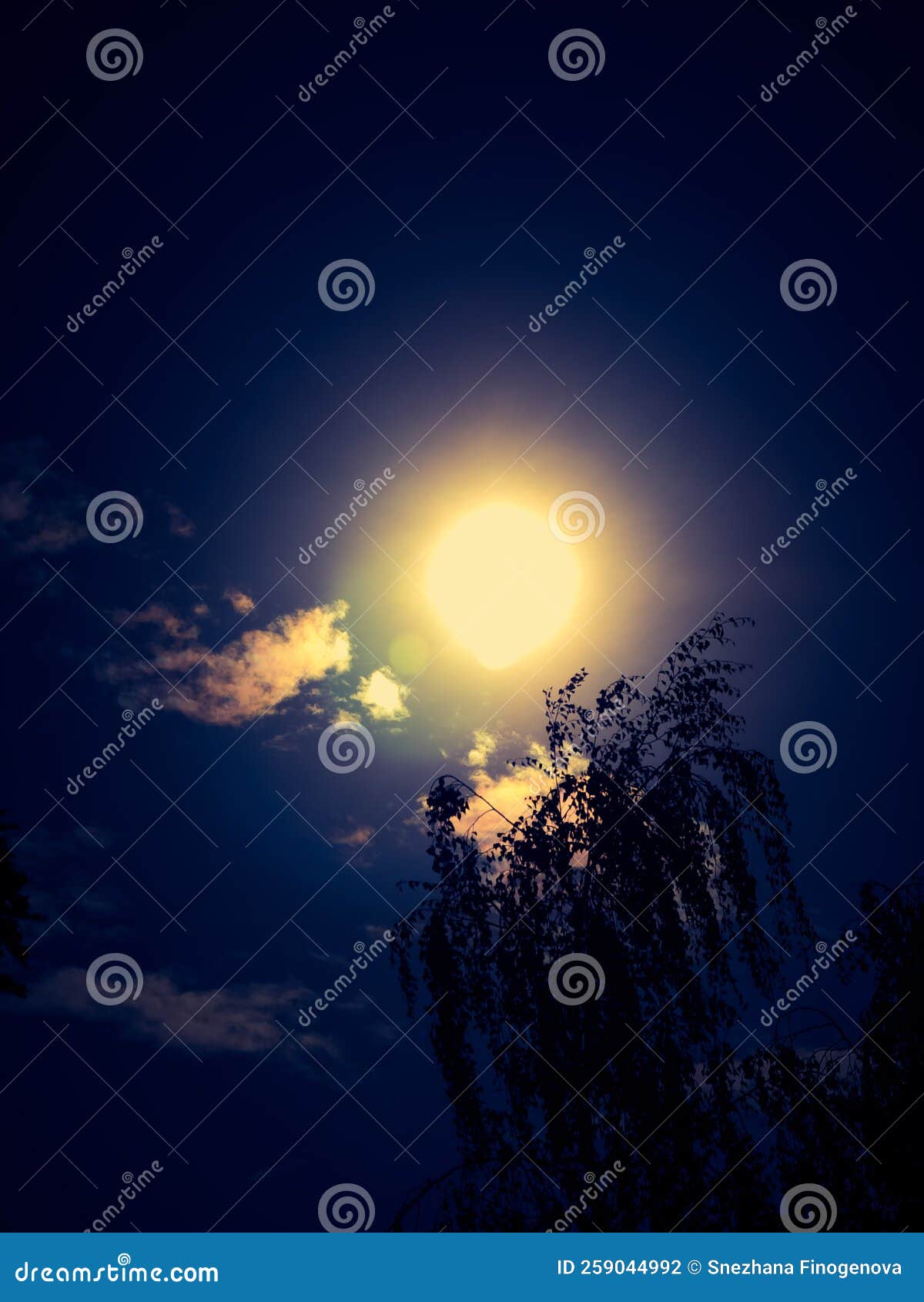 The Moon Against The Milky Way And The International Space Station In ...