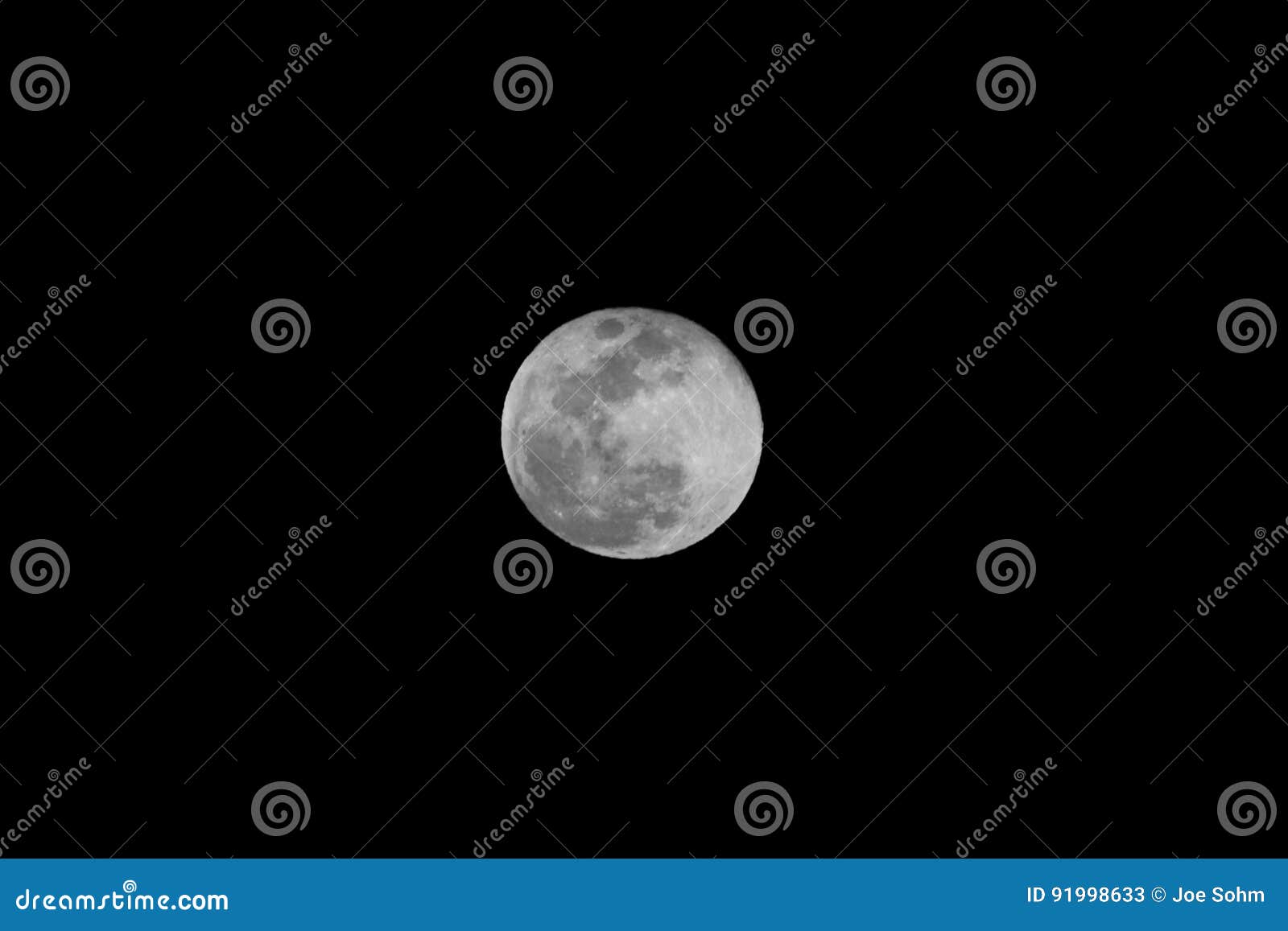 Full Moon Appears in Night Sky of California Stock Image - Image of ...
