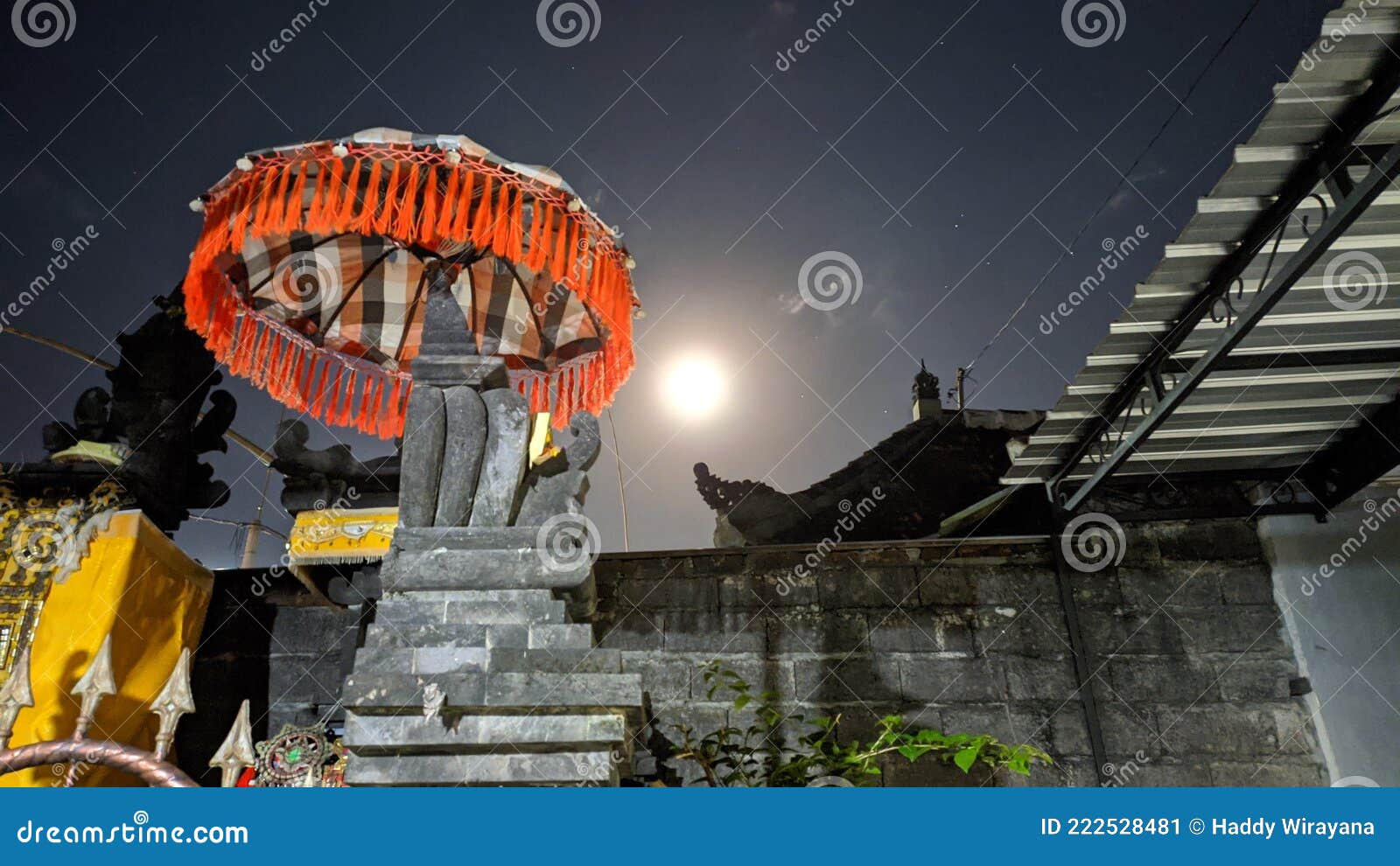 Full Moon Bali Culture Indonesia Stock Image - Image of indonesia, full ...