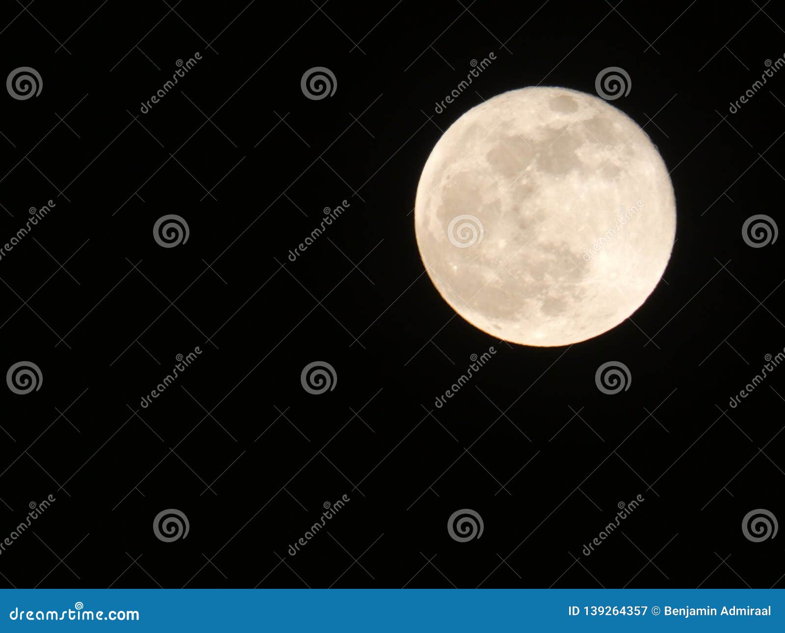 Alone in the sky stock image. Image of full, moon, alone - 139264357