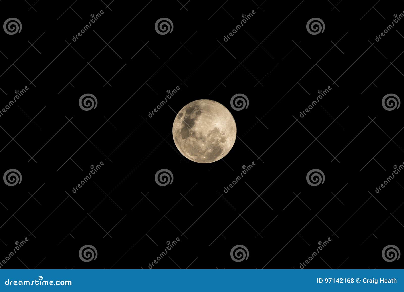Full moon on a clear sky stock photo. Image of zoomed - 97142168