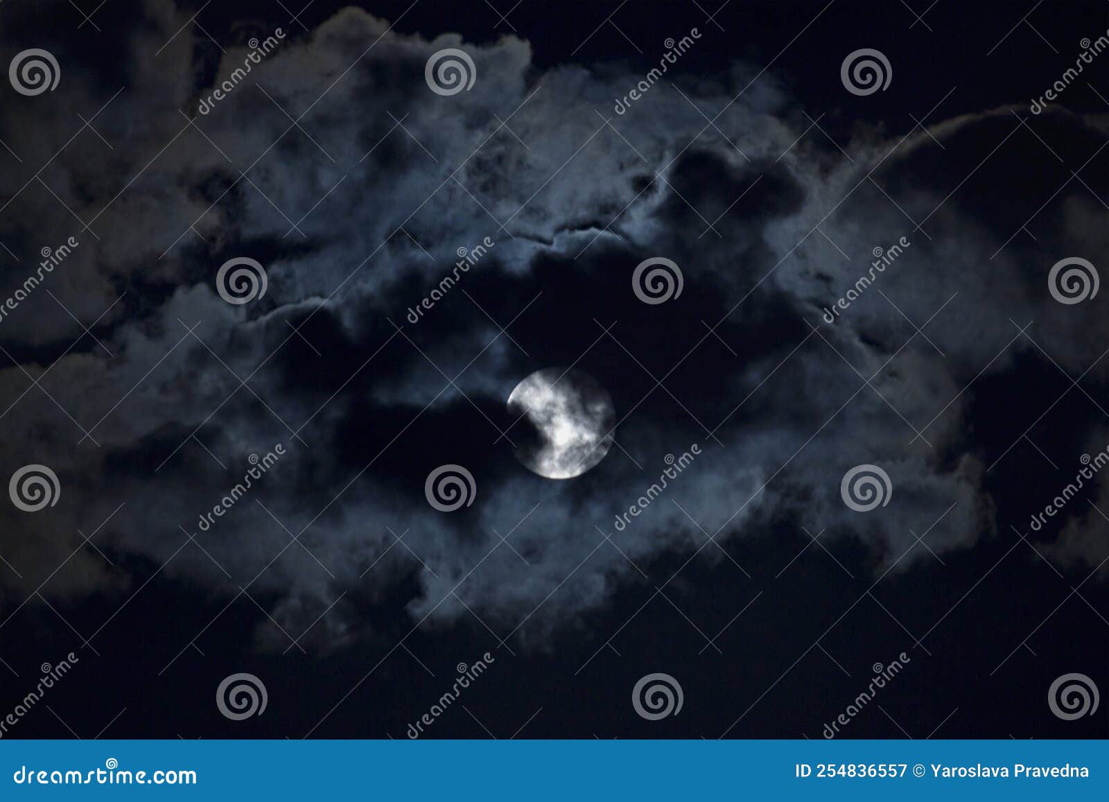 Full moon close-up stock image. Image of nature, close - 254836557