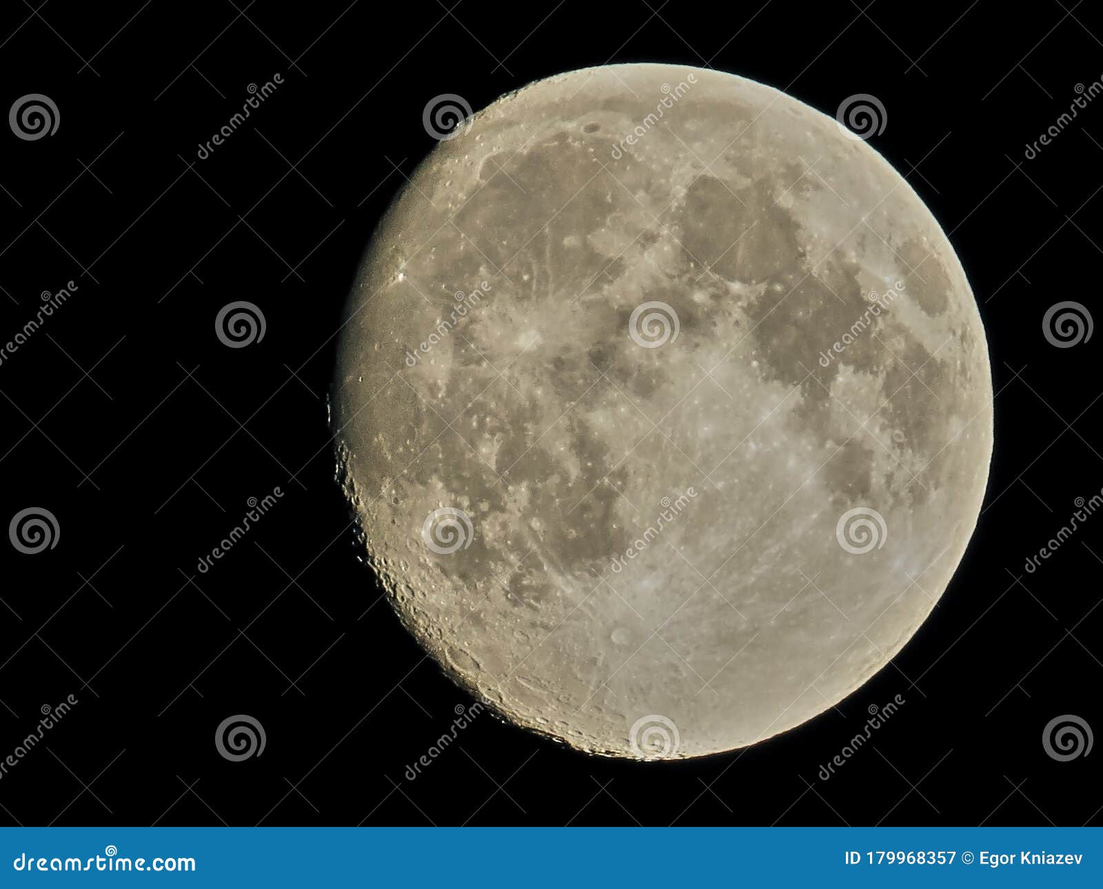 Full Moon Close Up stock image. Image of impact, night - 179968357