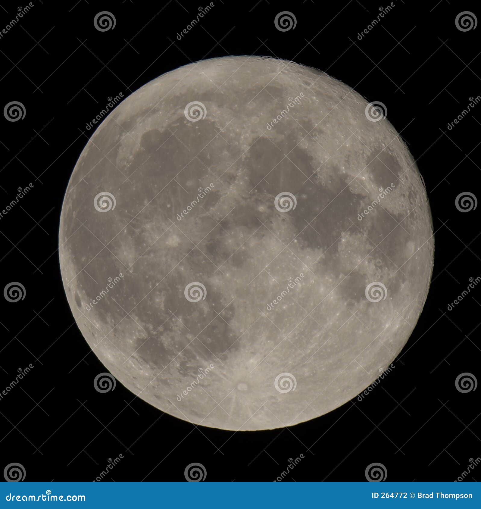 Full Moon Closeup Showing Craters Stock Photo - Image of meteor, astro ...