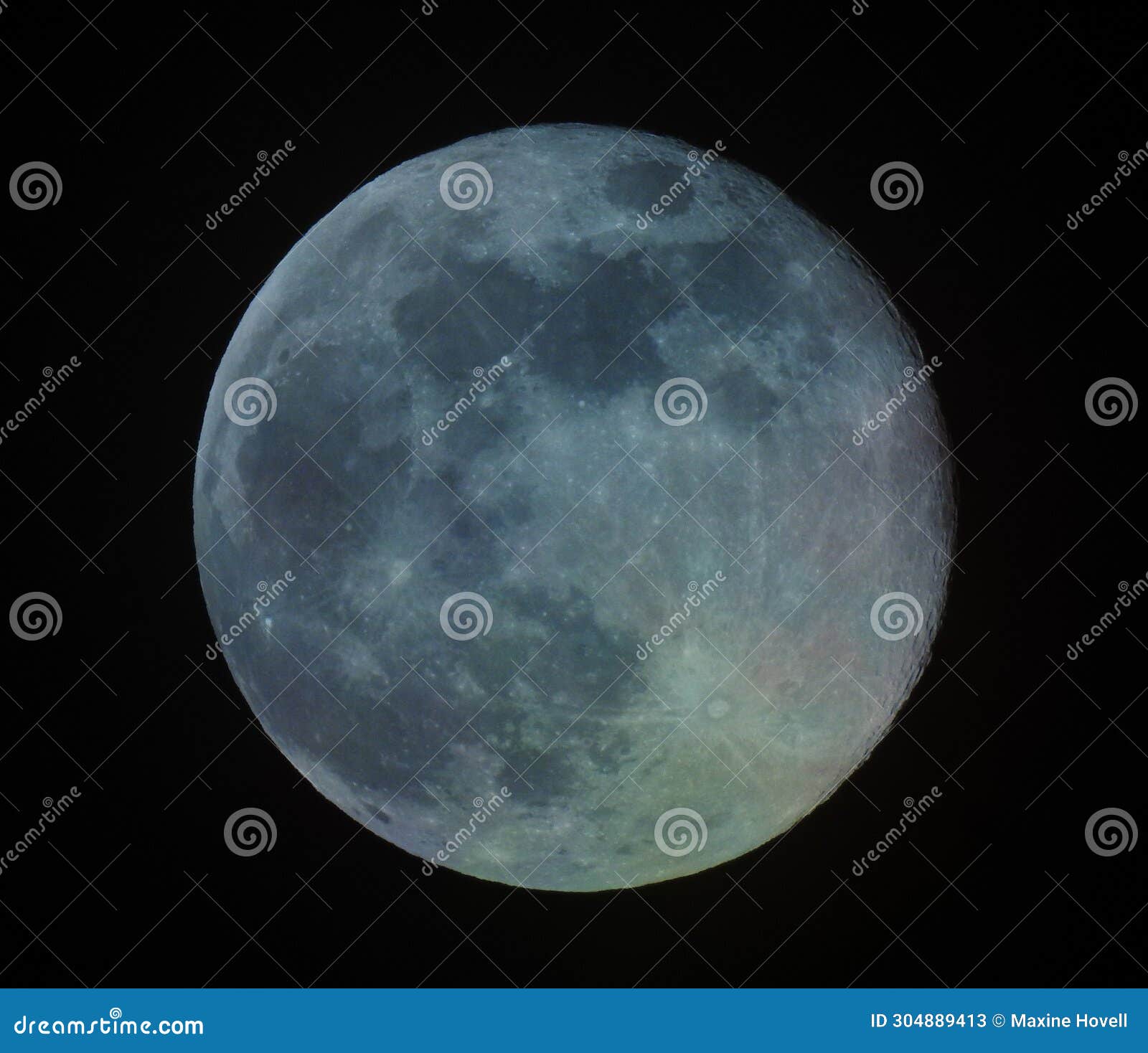 Full moon in colour stock image. Image of circle, cosmos - 304889413