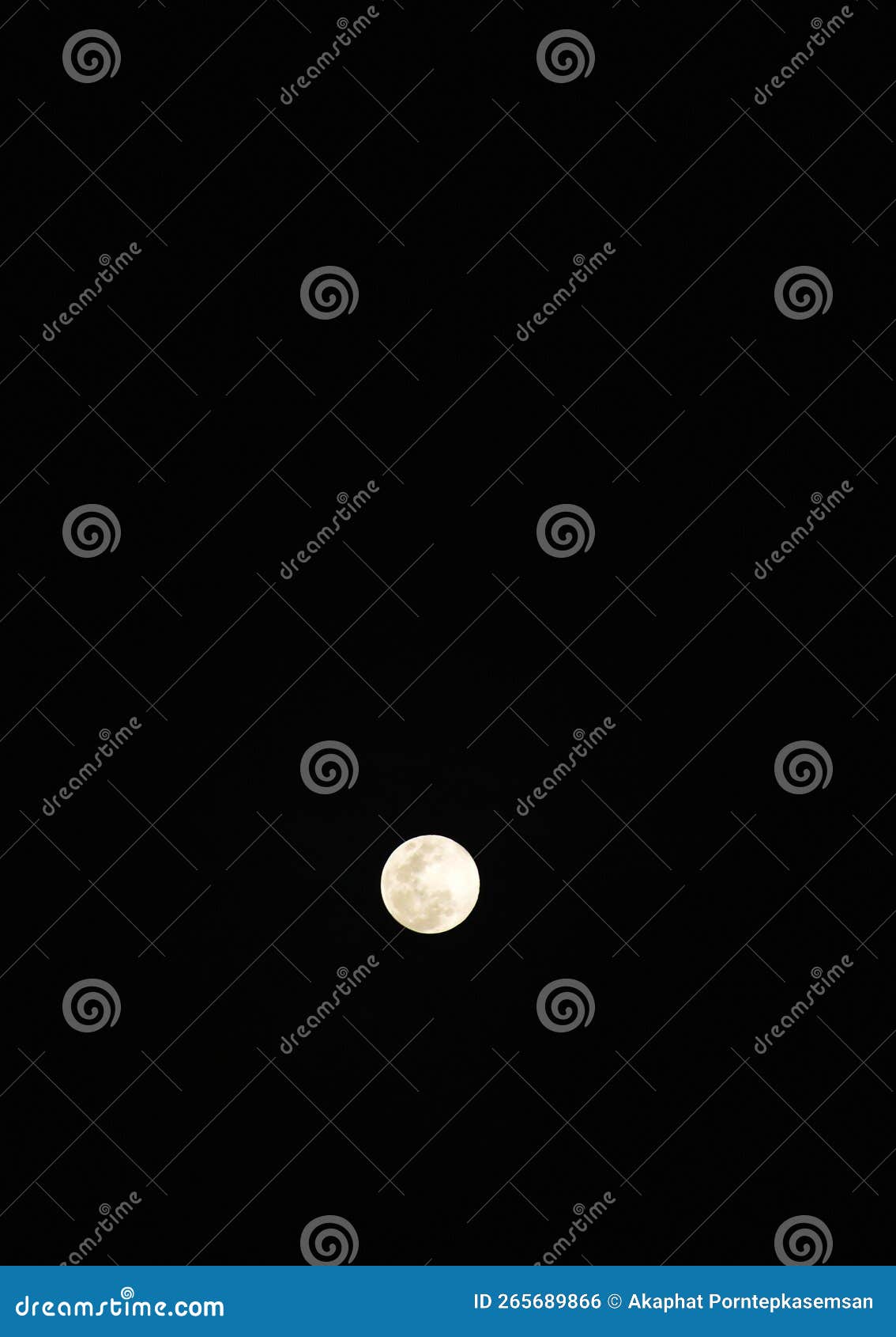 Full Moon Cover by Spreading Cloud in Night Stock Photo - Image of ...