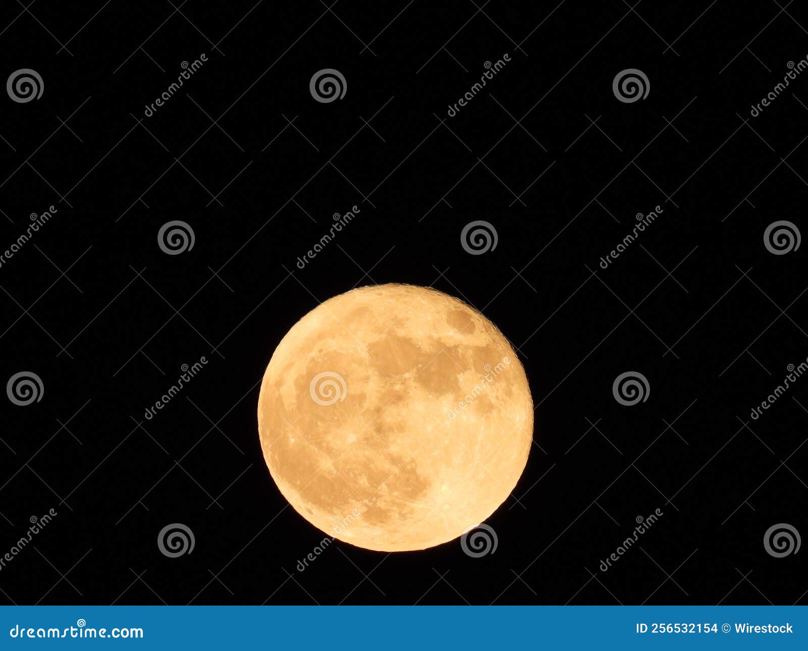 Full Moon in the Dark Night Sky Stock Photo - Image of space, moon ...
