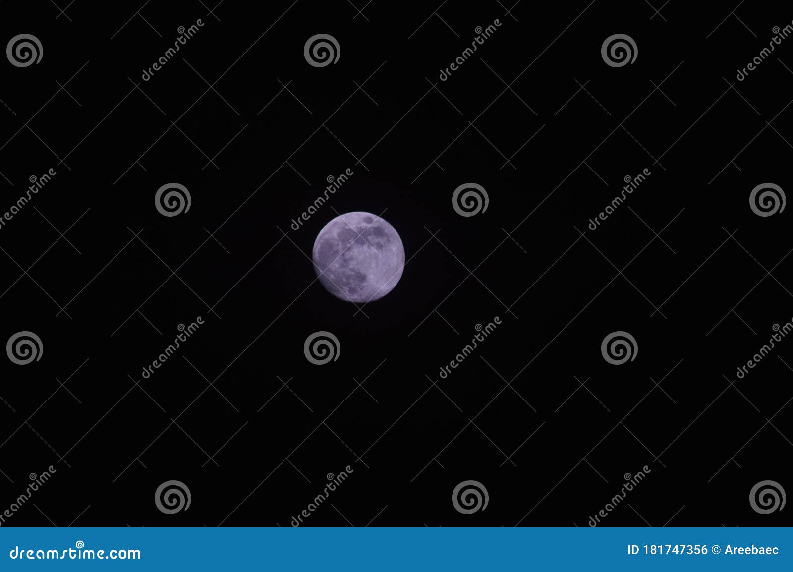 Full moon and the dark sky stock photo. Image of model - 181747356