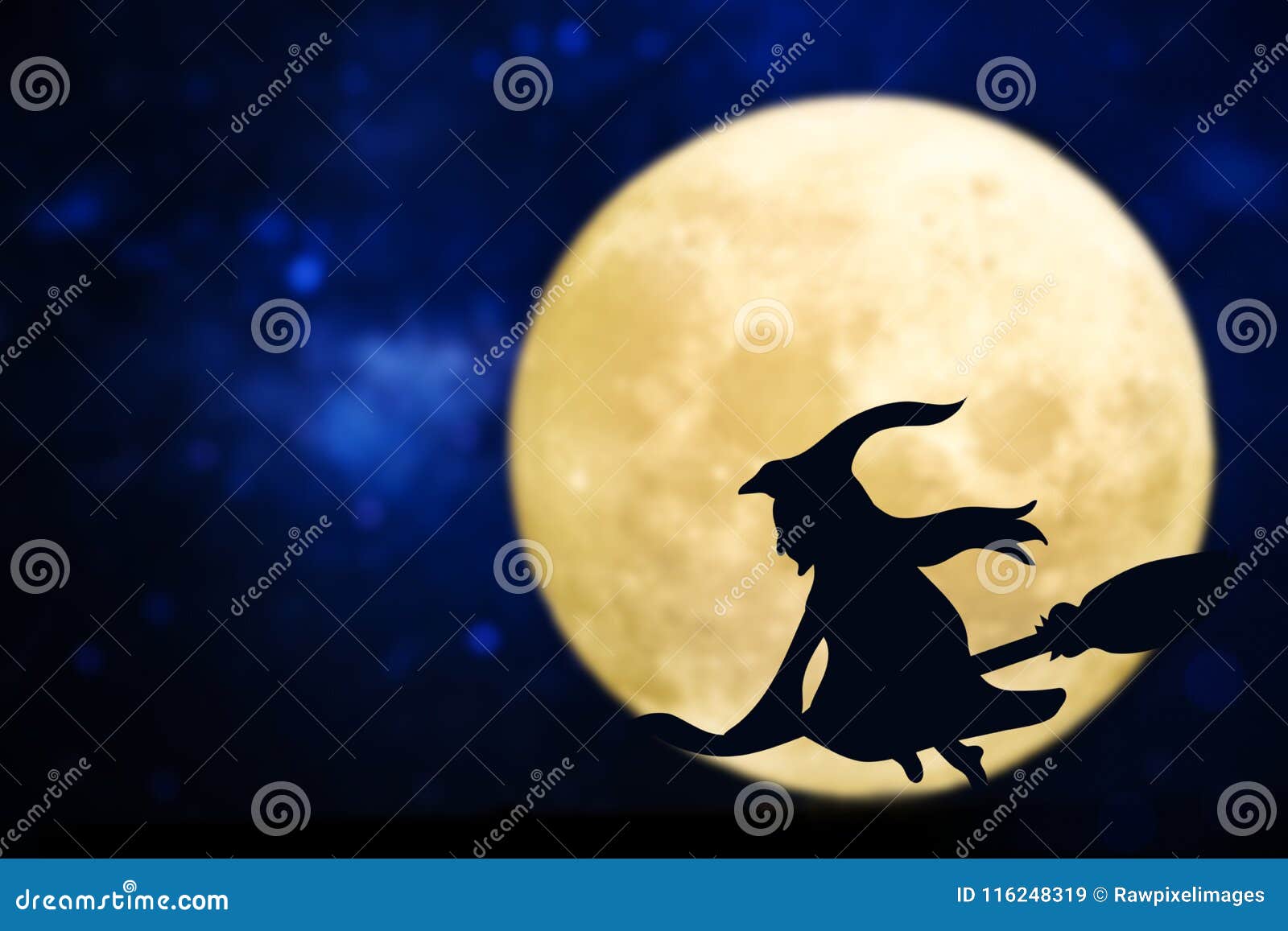 Dark Witch At Work: Black Magic Woman Makes The Witchery By Mixing ...