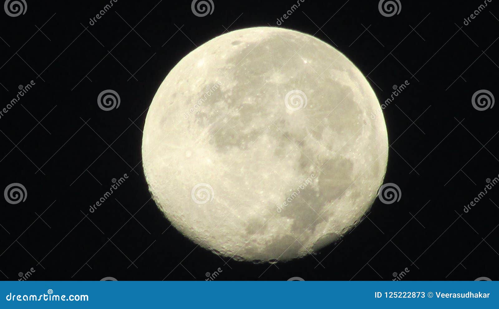 Full moon stock image. Image of moon, night, natural - 125222873