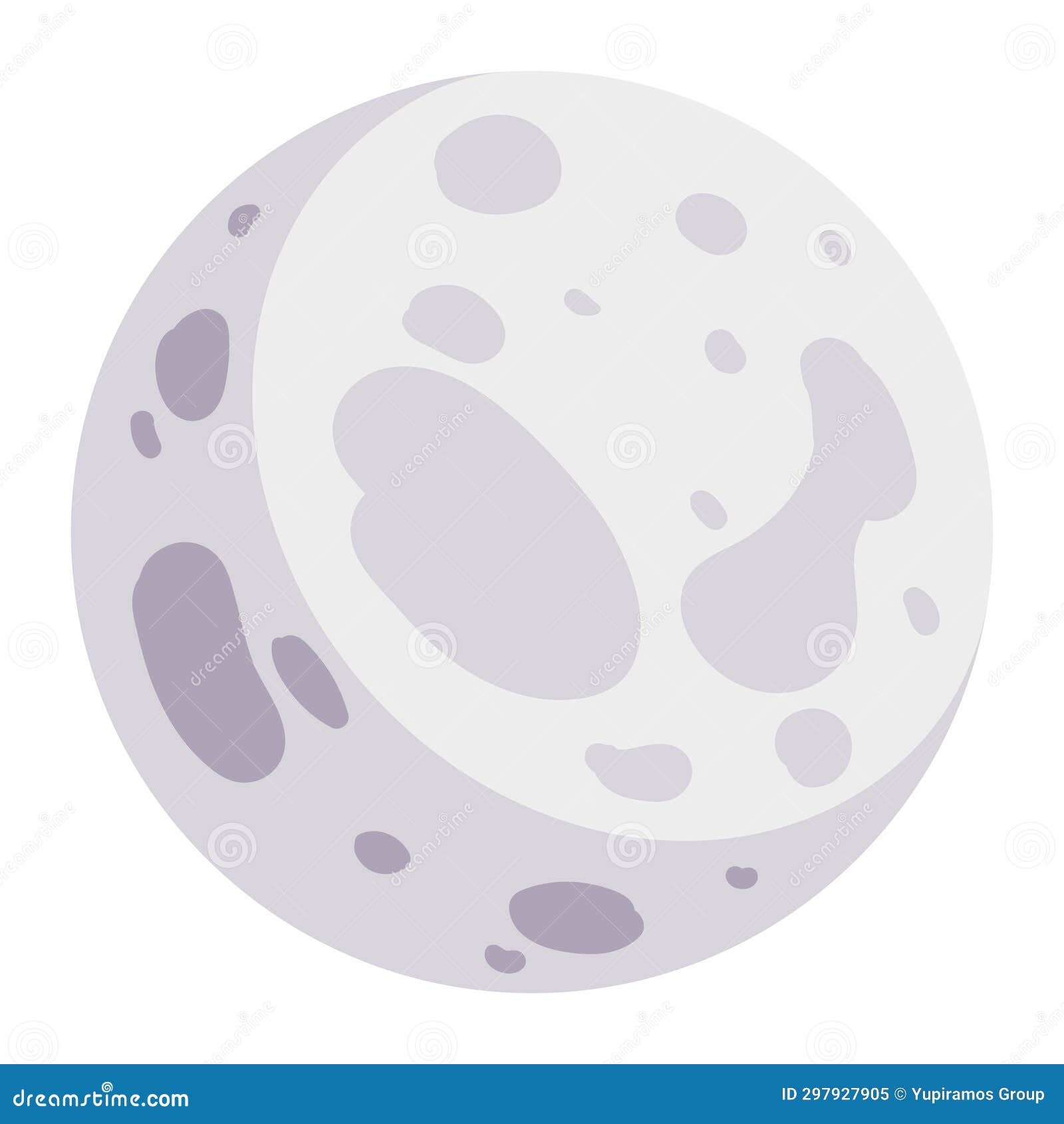Full moon design stock illustration. Illustration of design - 297927905