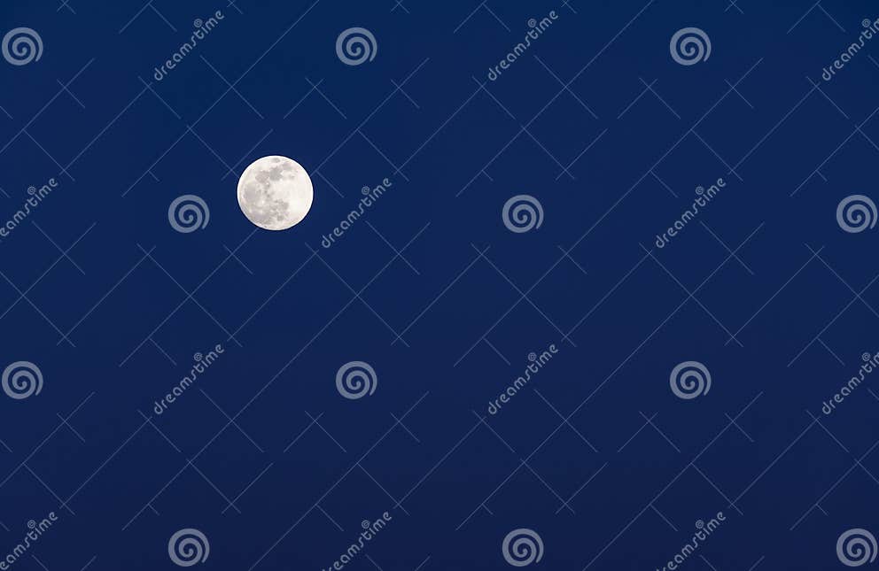 Full Moon at Dusk #1 stock photo. Image of dusk, blur - 139825028