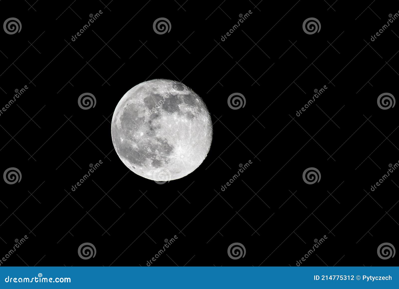 Full Moon Photography from Earth Stock Photo - Image of planet, luna ...