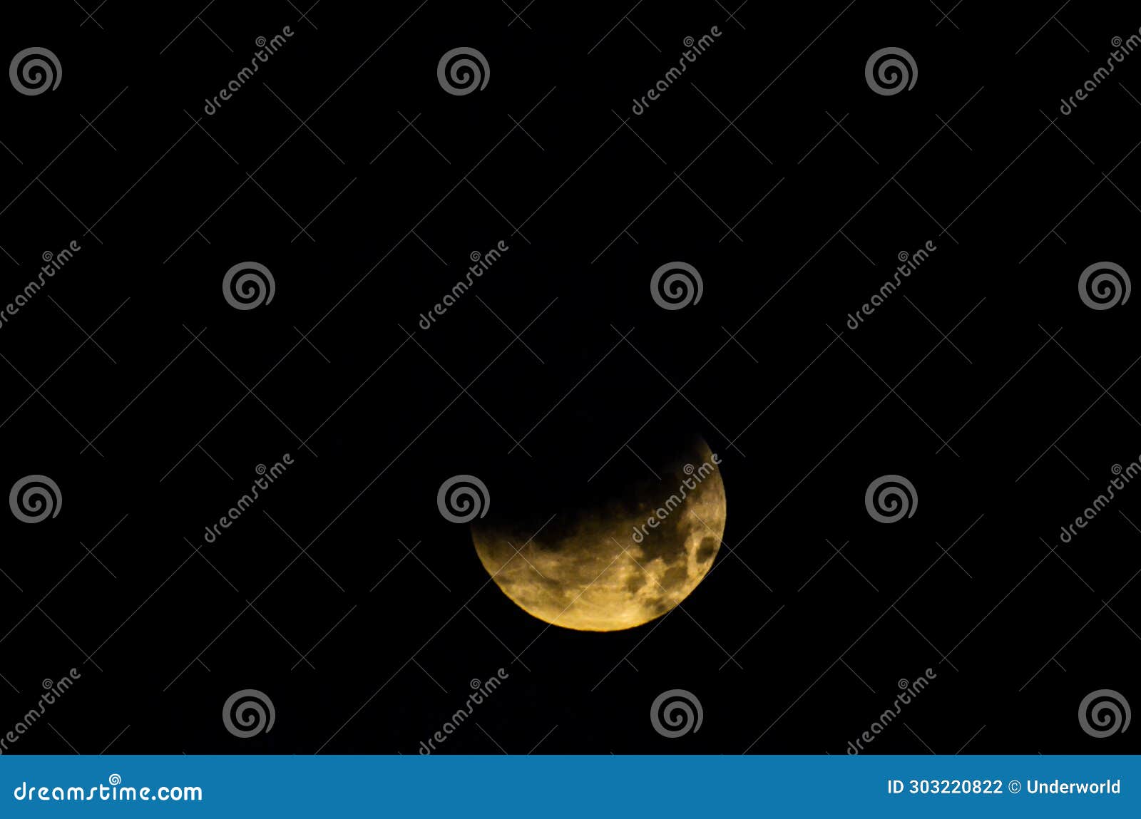 Full Moon Eclipse stock photo. Image of planet, lunar - 303220822